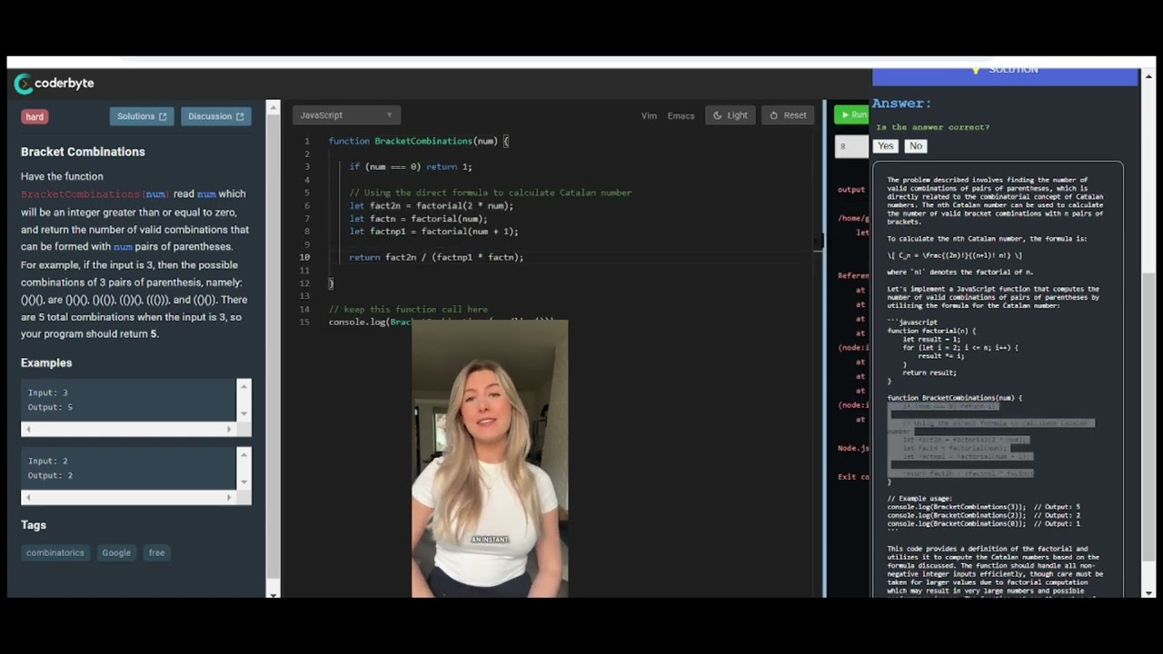 Coderbyte solutions for all tests with Coding Solutions