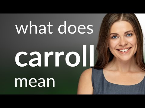Carroll | CARROLL meaning