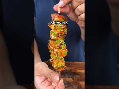 i think ive out done myself!!! Bang bang chicken skewers #recipe