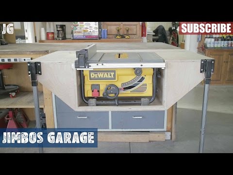 How to Build a Table for Your Jobsite Table Saw