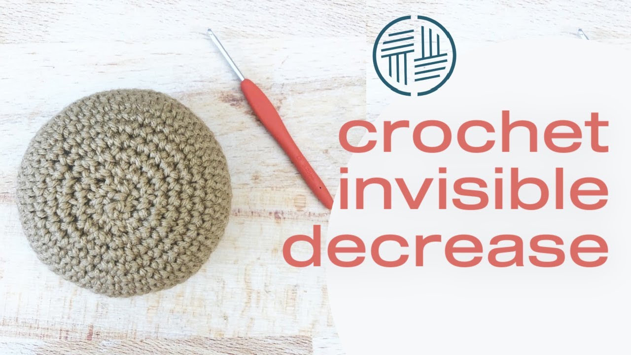 How to Crochet the Invisible Decrease | Inv Dec Crochet Tutorial | Decrease Single Crochet Amigurumi