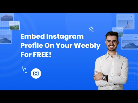 How to embed Instagram profile on Weebly FOR FREE? #sociablekit #embed #free #instagram #profile