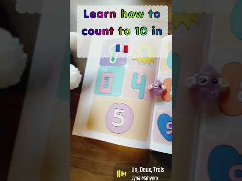 LEARN FRENCH 🇨🇵 with Beau, Poodle and me! 😉 Learn to count to 10 in this fun video!