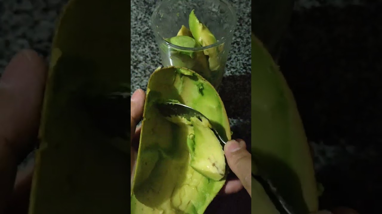 Satisfying Green Avocado #asmr #shorts