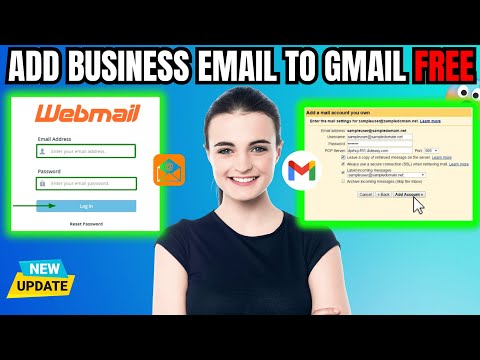 How to Add a Business Email Account To Gmail 2025 | webmail to gmail configuration