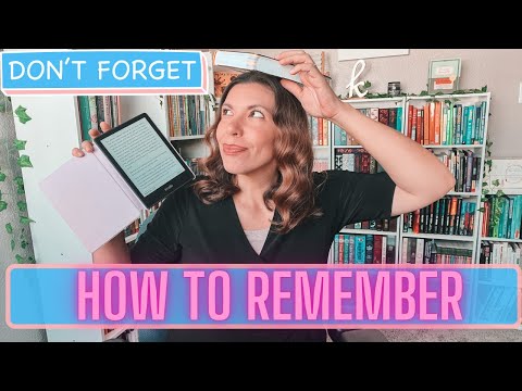 How To Remember What You Read | Print & Kindle