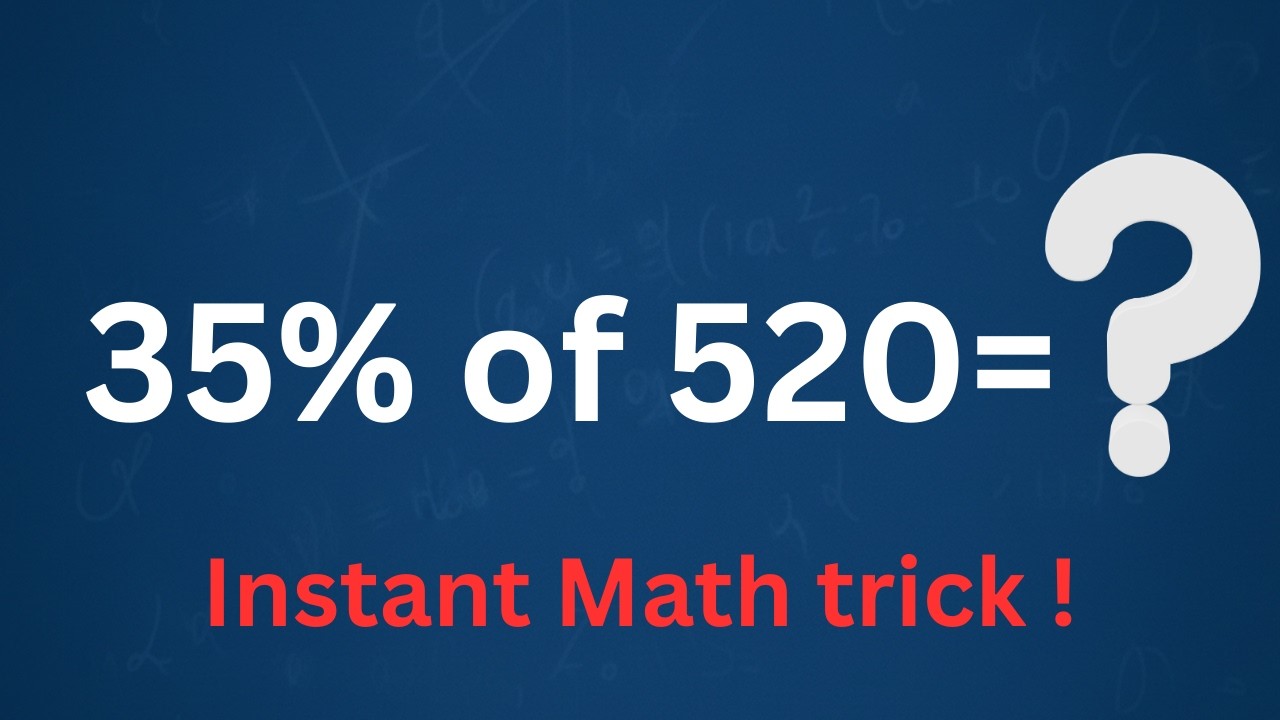 35% of 520 (Thirty five percent of 520)