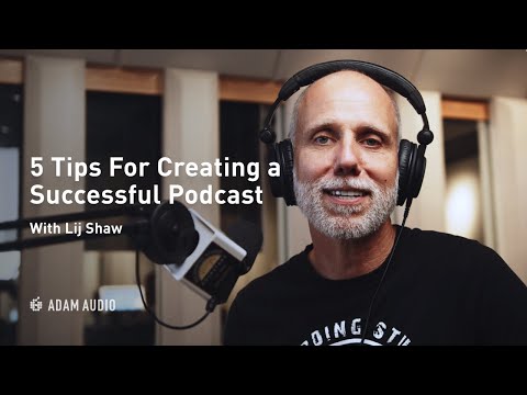 Five Tips to Start a GREAT Podcast for Beginners | ADAM Audio