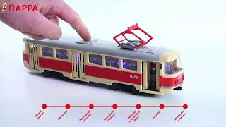 Rappa Tramvaj Tatra T3 28cm se zvukem | RK MODEL