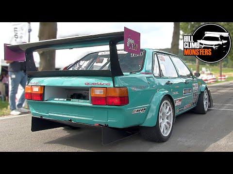 AUDI 80 Quattro Turbo || 670Hp/1090Kg Berg-Cup Monster ONBOARD