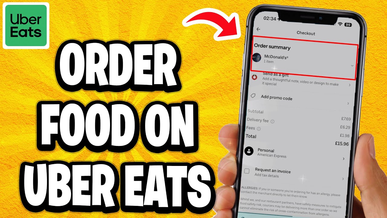 How To Order Food On Uber Eats