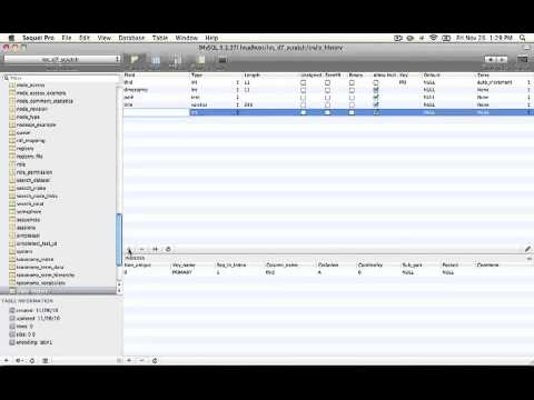 81. Building a database table in an external application (a Drupal how-to)
