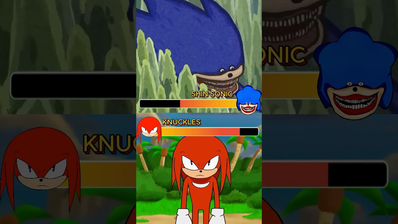 Shin Sonic VS Knuckles - Zoonomaly (Battle Cover) #sonicthehedgehog #sonic #knuckles #zoonomaly