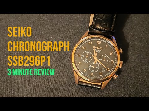 3-Minute Seiko Chronograph SSB296P1 Review – Is This the Best Quartz Chrono?