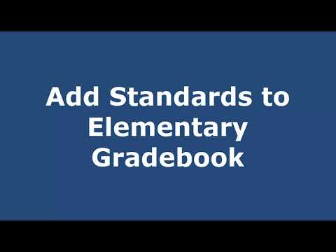 Skyward Q Add Standards to Elementary (SBGB) Gradebook