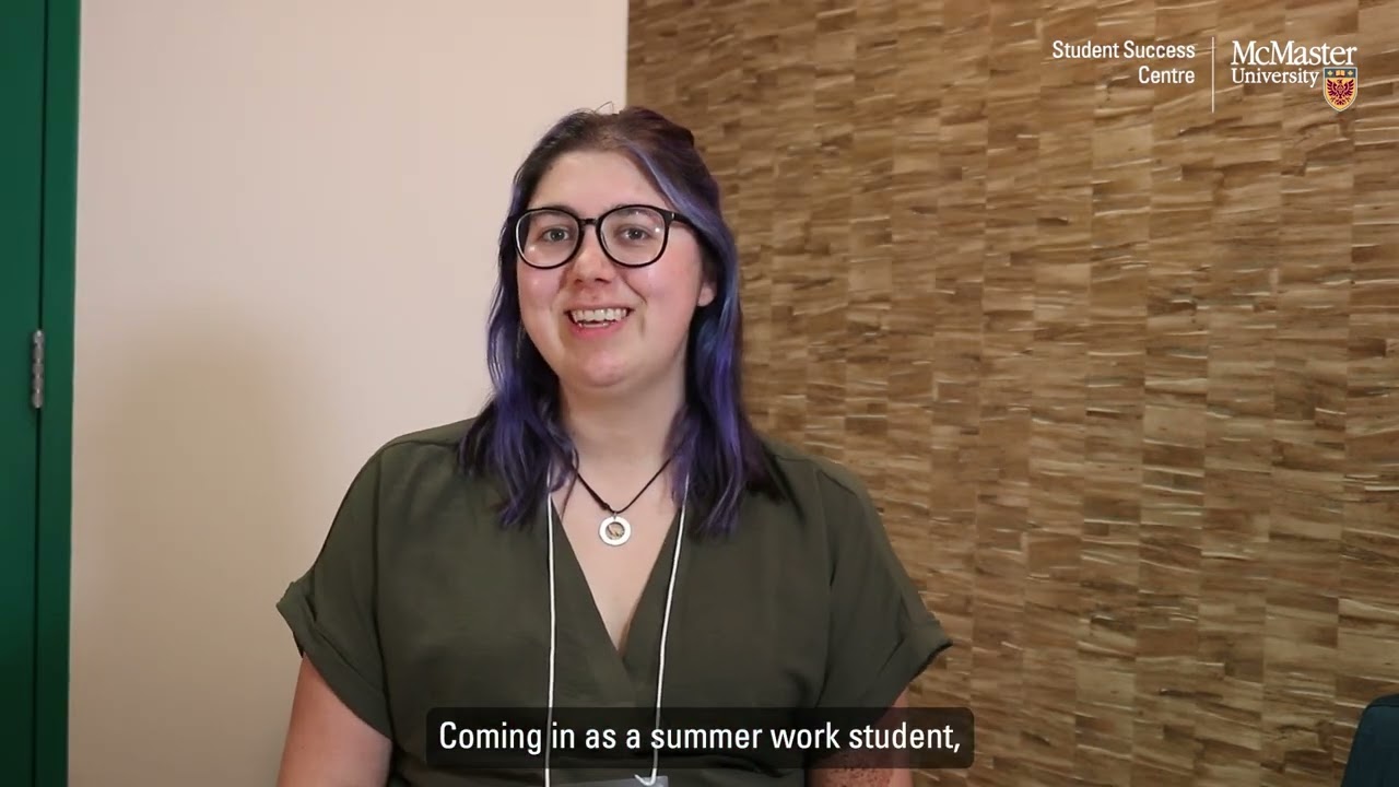 Perks working as a McMaster work-study student |#McMasterU #MacSSC #CampusJobs