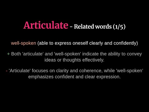 16 Words to Articulate Your Thoughts