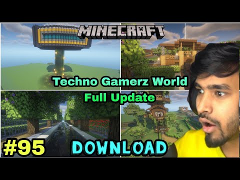 TECHNO GAMERZ FULL UPDATE WORLD DOWNLOAD LINK | JAVA AND MCPE #minecraft @TechnoGamerzOfficial