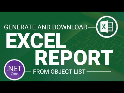 Learn Creating or Generating Microsoft Excel Report From Object List ASP NET Core - Mind Luster