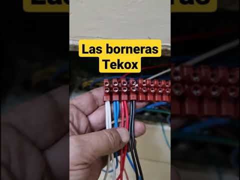 Las borneras Tekox #electricistas #electricidad