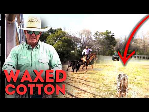 How to break in a Waxed Cotton Ranch Rope!