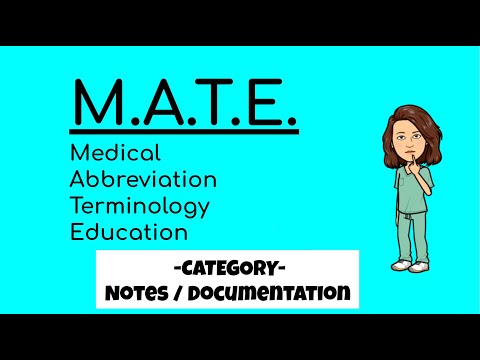 Medical Abbreviations used in Australia | ~Notes/Documentation~