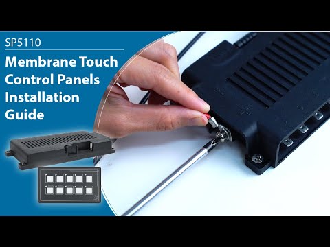 YIS Marine 10P Membrane Touch Control Panel SP5110A / SP5110D Installation Guide
