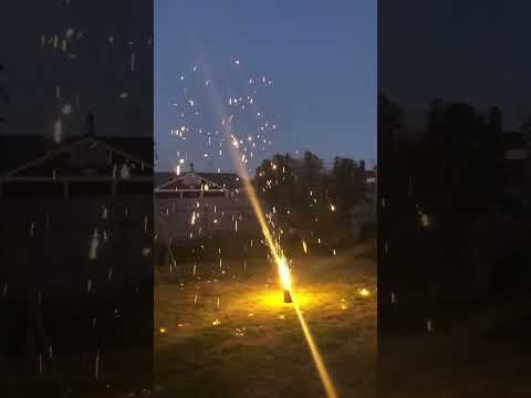 sparkler bomb for the new year