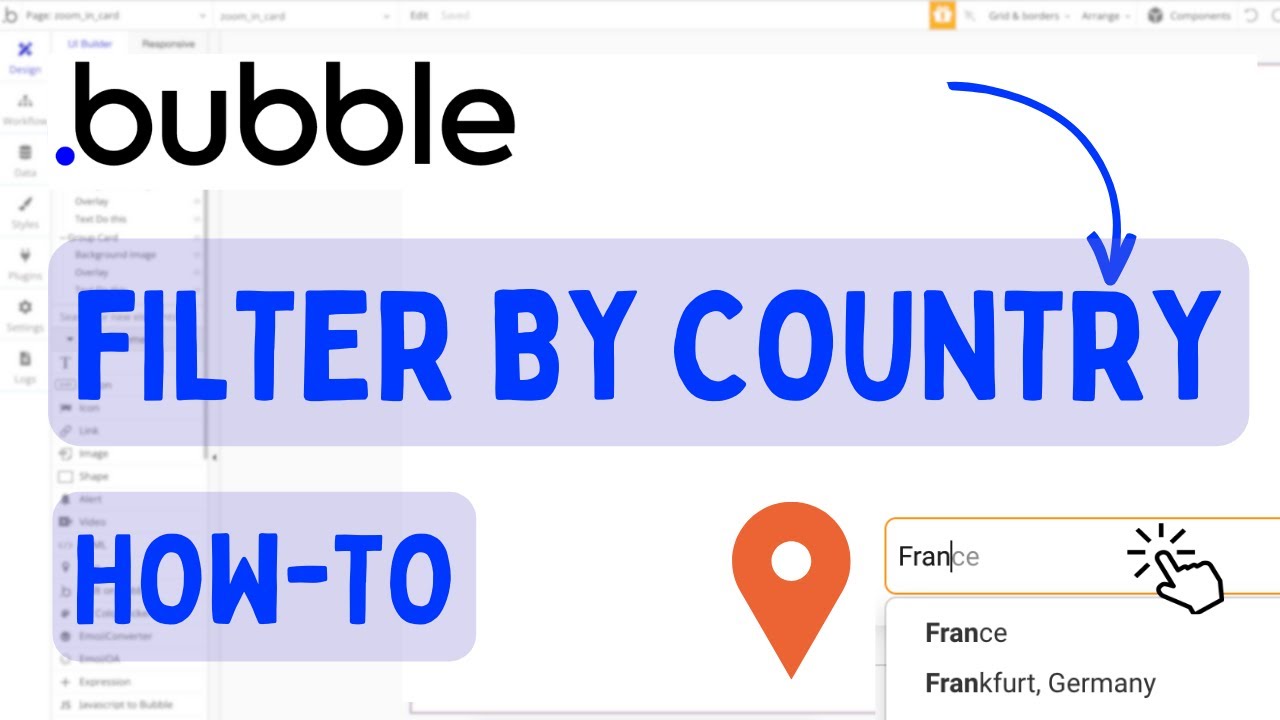 Filtering by address, city or country - Need help - Bubble Forum