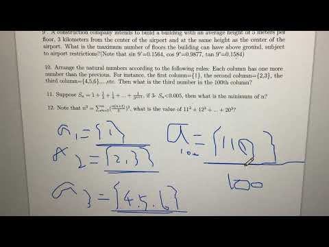Sequence: Examples – HYL's Mathematics/Statistics Corner