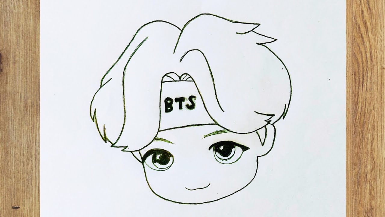 How to draw Jimin From TinyTan - BTS Drawing / Drawing Tutorial Step by Step / BTS tiny tan / bts