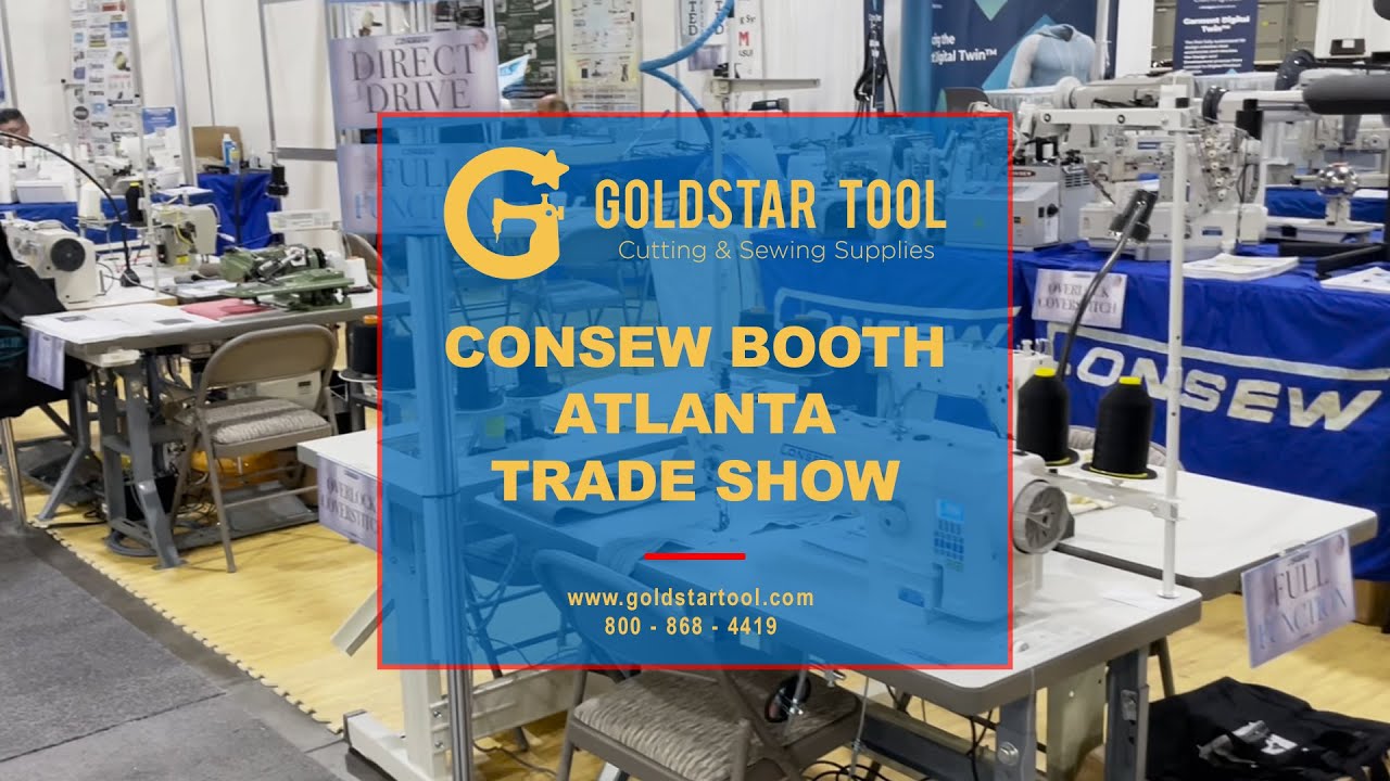 Trade Show - Consew Booth Tour - Goldstartool.com - 800-868-4419