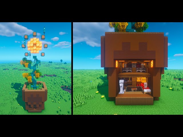 Simple House (Flower Pot) Minecraft Map