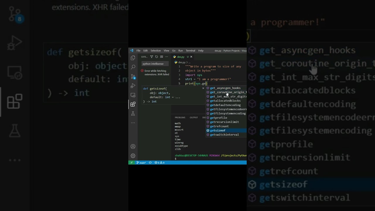 Python Tutorial: How to Print Object Size in Bytes