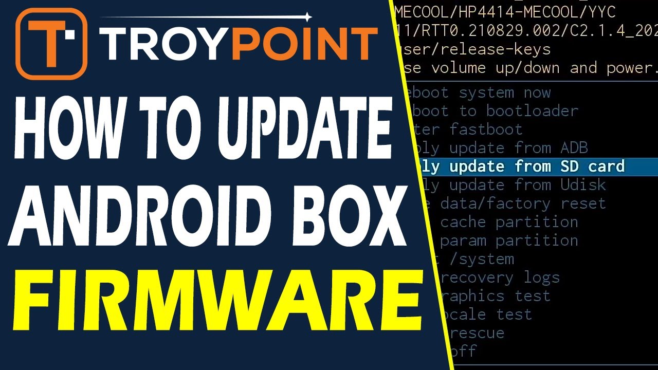 How to Update Android TV Box Firmware Manually