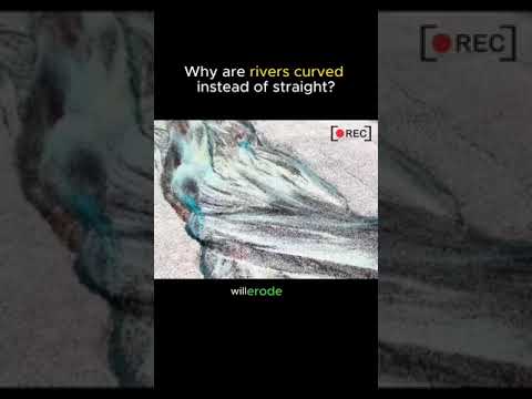 Nature's Design: Why rivers never flow straight