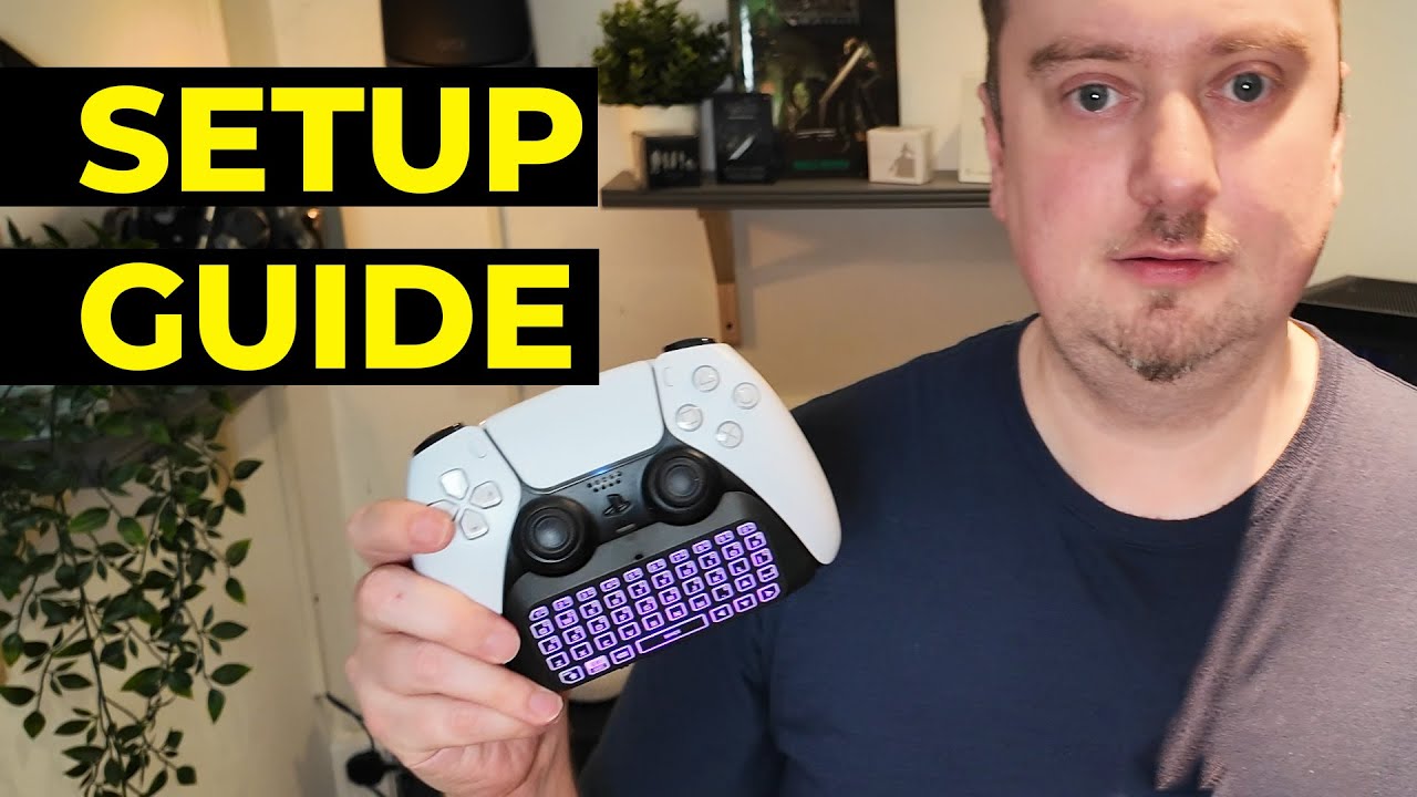 How to setup a PS5 controller keyboard | Tutorial