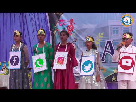 CHANDRAHASINI VIDYAPEETH | ANNUAL FUNCTION-ABHIVYAKTI | 2023 |SKIT ON SOCIAL MEDIA BY CLASS 5 ,8 & 9