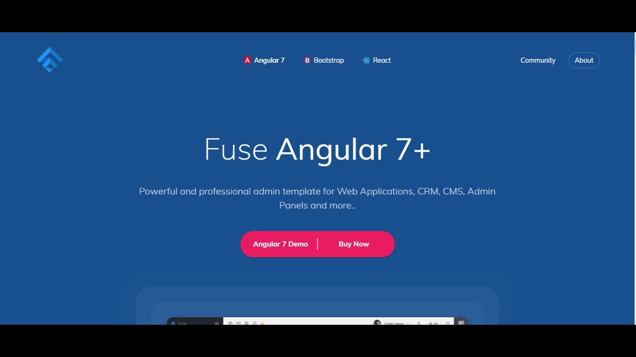 Fuse Angular Themeforest | Material Design Admin Dashboard