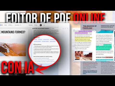 EDITOR DE PDF ONLINE CON IA 😱 👉GRATIS👈