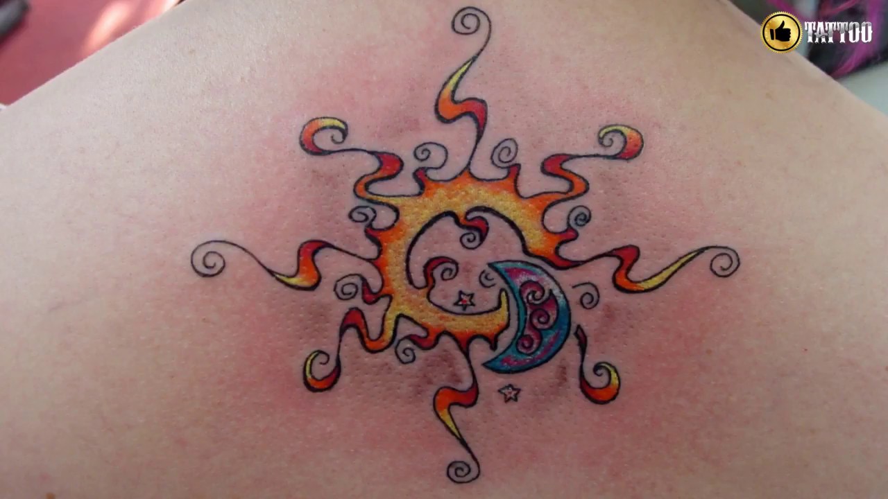 Best Sun Tattoo Design Idea