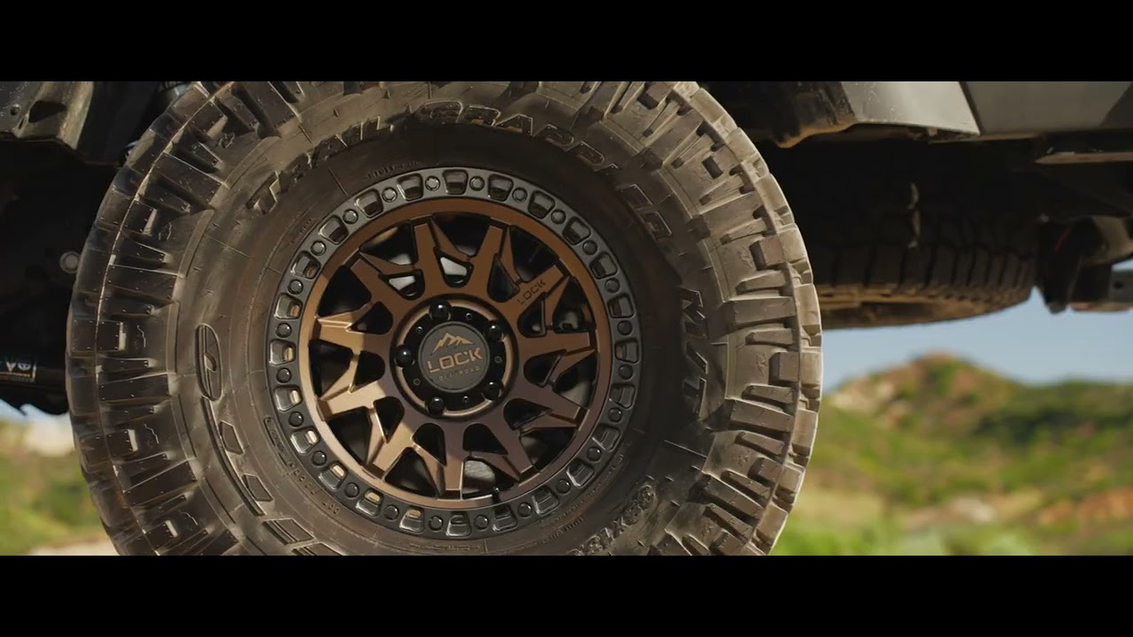 Lock Off-Road Wheels Jeep Gladiator Gettin' RAD on 17x9 -12 Matte Bronze 
