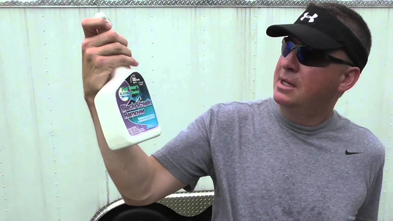 How to Clean Black Streaks on RVs, Cargo Trailers, and Boats