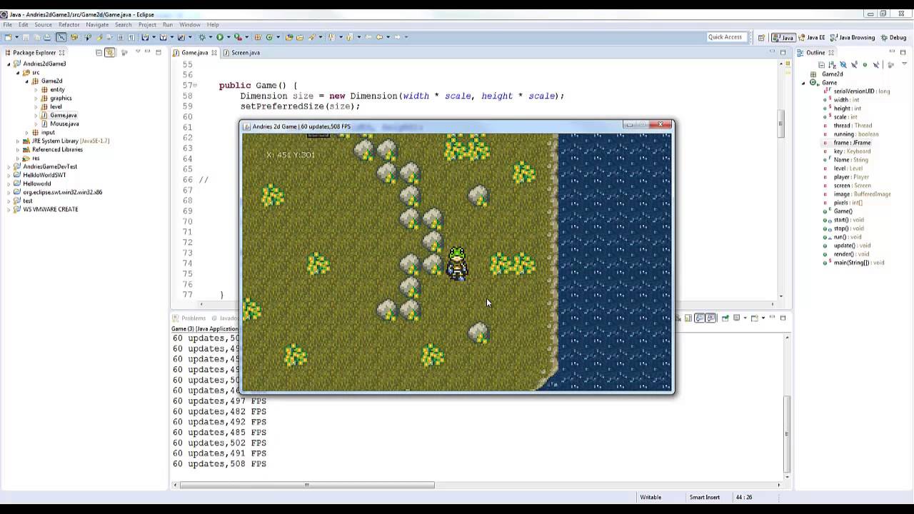 2d java game development by Andries - Part 2