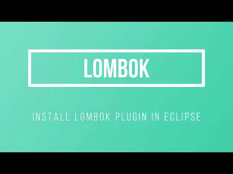 Install lombok plugin in eclipse