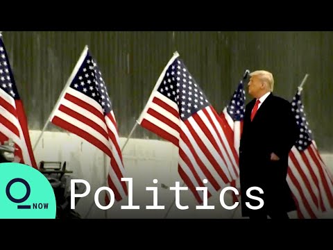 Trump Tours a Section of the U.S.-Mexico Border Wall in Alamo, Texas