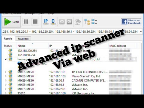 ADVANCED IP FINDER SCANNER TOOL VIA WEB IN 2022