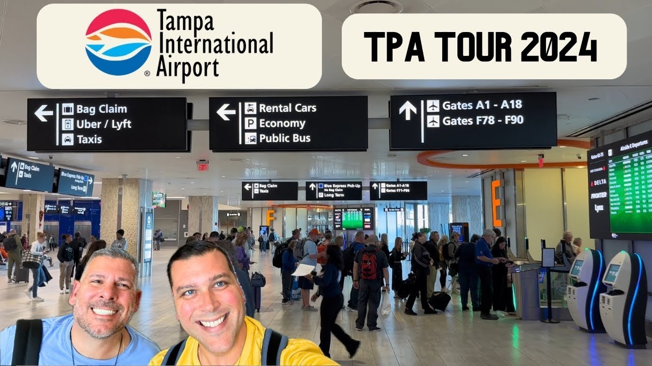 TPA Tour 2024 - Tampa International Airport - Ultimate Guide