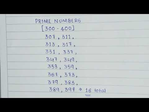 prime numbers between 300 to 400| Part-4 |#handwriting |Kavyasree