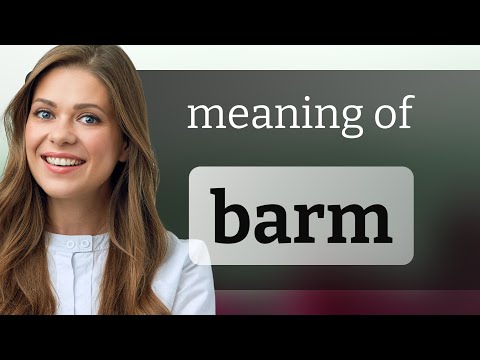 Barm • what is BARM definition
